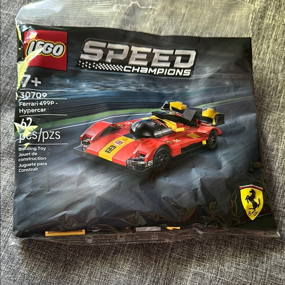 Lego | Toys | Lego Red And Yellow Building Set Ferrari Race Car | Poshmark